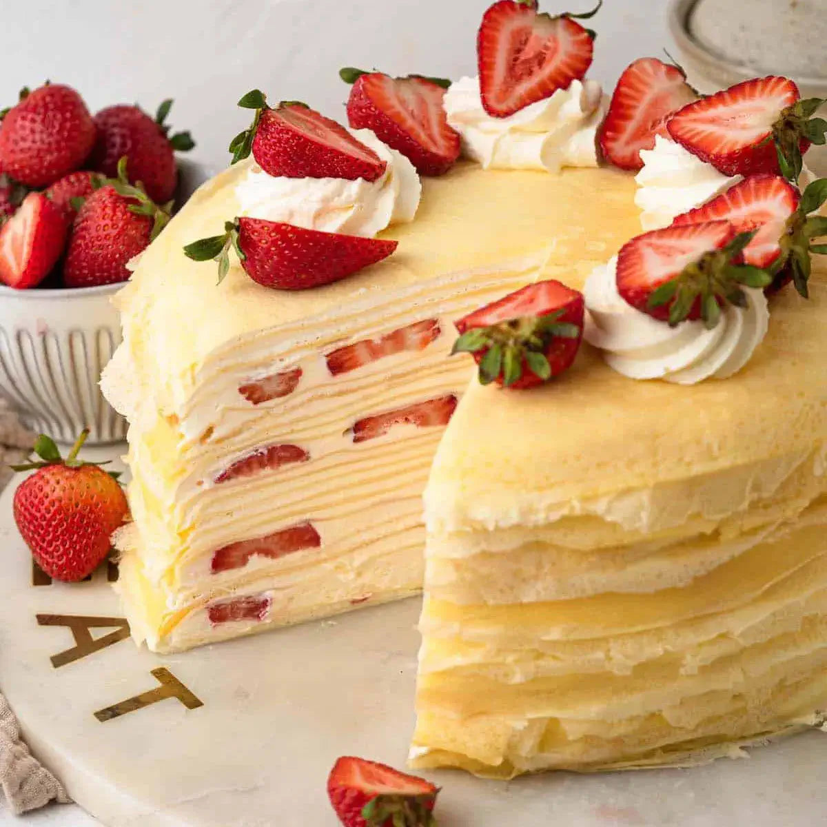 Ultimate Strawberry Crepe Cake Recipe | Luscious Layered Dessert for ...