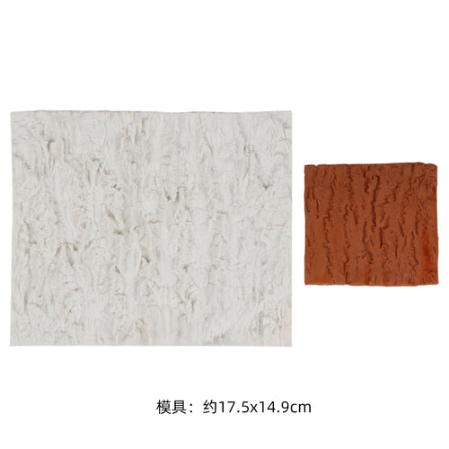 Tree Bark Texture Fondant Impression Lace Mold Silicone Mat | Qeleg®